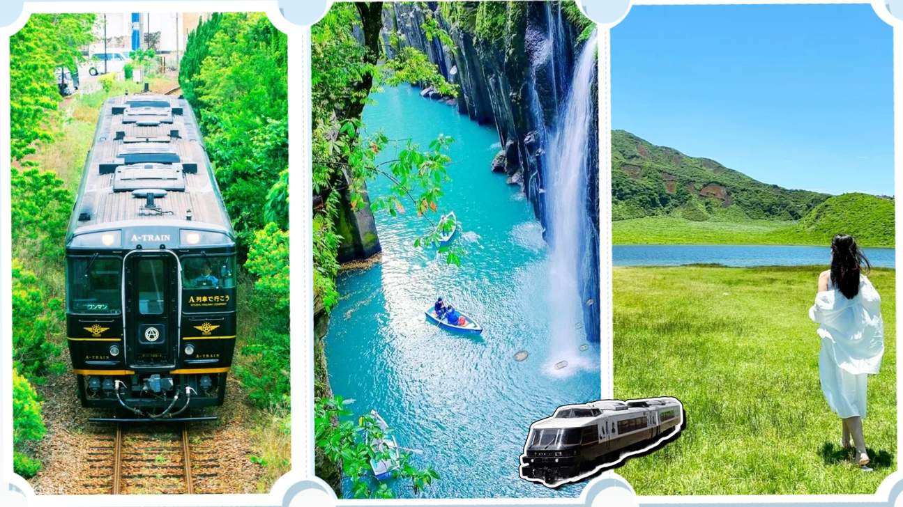 [Aso Boy Train Experience/Takachiho Cruise Experience] Takachiho Gorge + Kusasenri + Mt. Aso ...